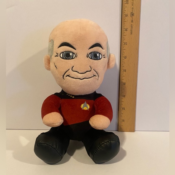 Star Trek | Toys | Star Trek The Next Generation Phunny Plush Captain ...